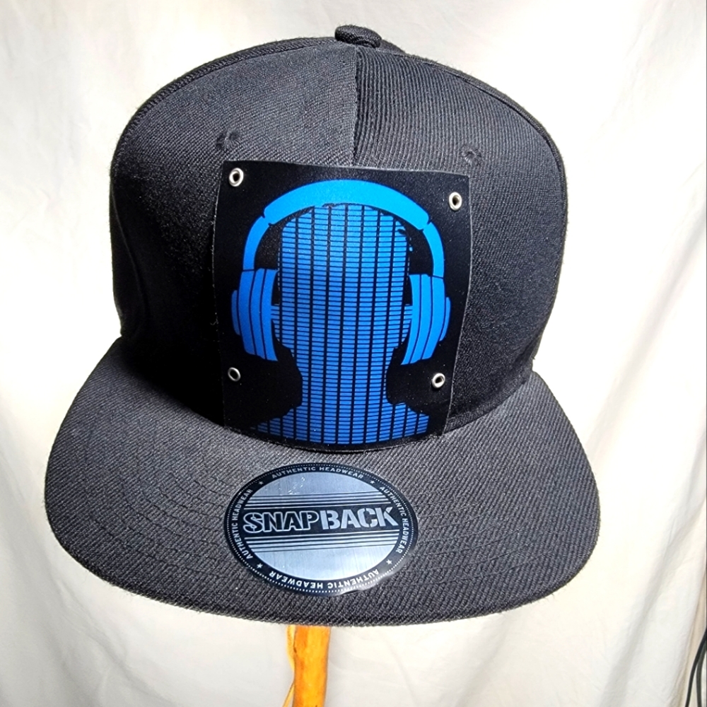 Authentic Snapback Music Reactive Hat Best For Headph… - Gem